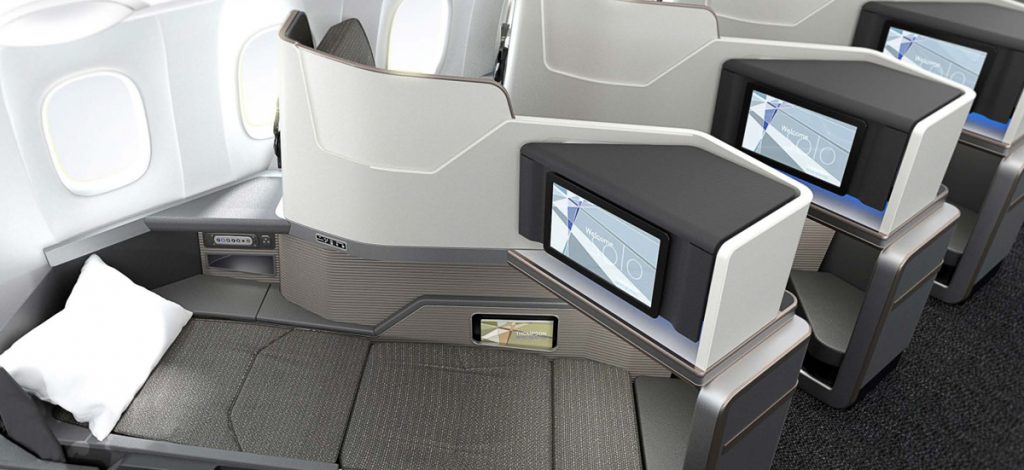 SilkAir's new Boeing 737 flat-bed Business Class seat options - Mainly ...