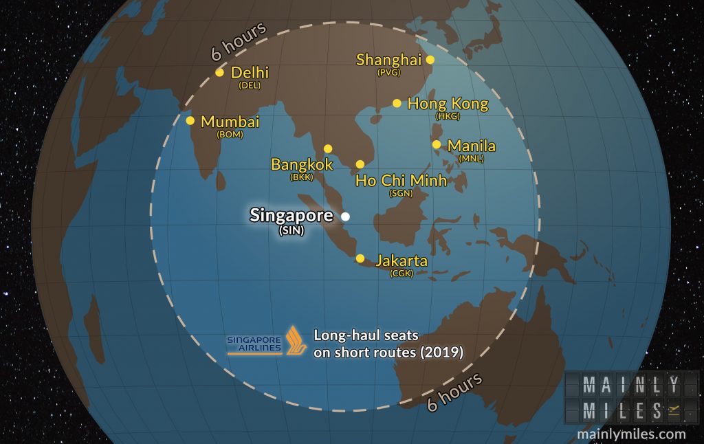 Where you'll find SIA's long-haul Business Class seats on short-haul ...