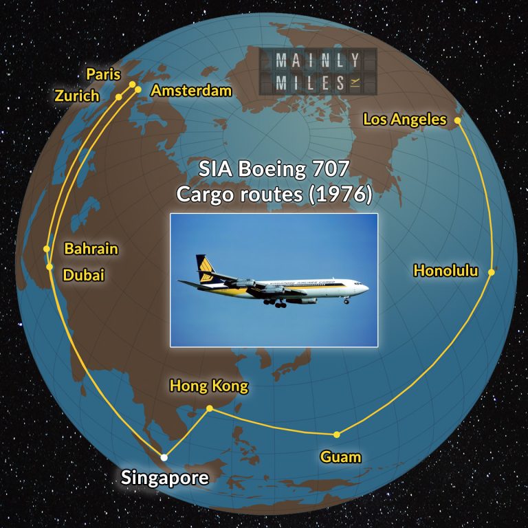 Singapore Airlines schedules… from 1976 - Mainly Miles