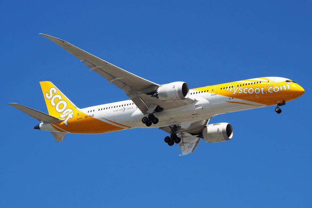 Scoot announces flight schedule through to March 2021 - Mainly Miles