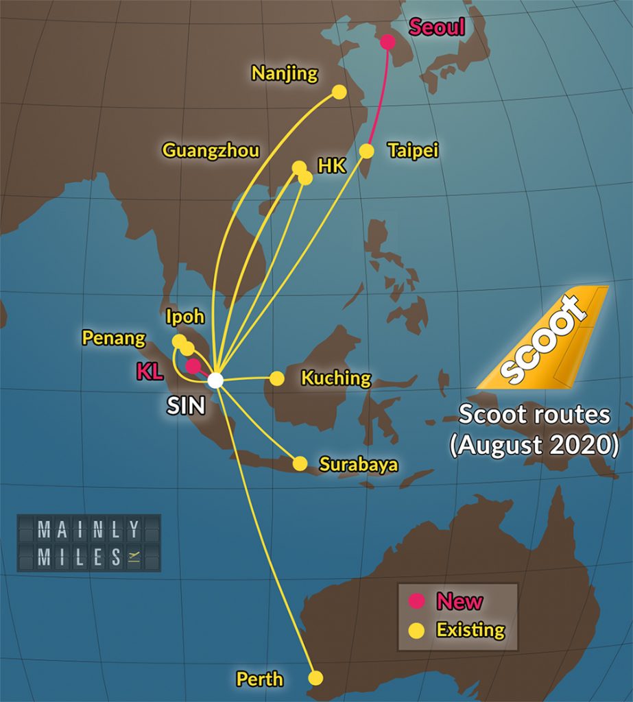 Scoot ramps up to 11 routes in August 2020 - Mainly Miles