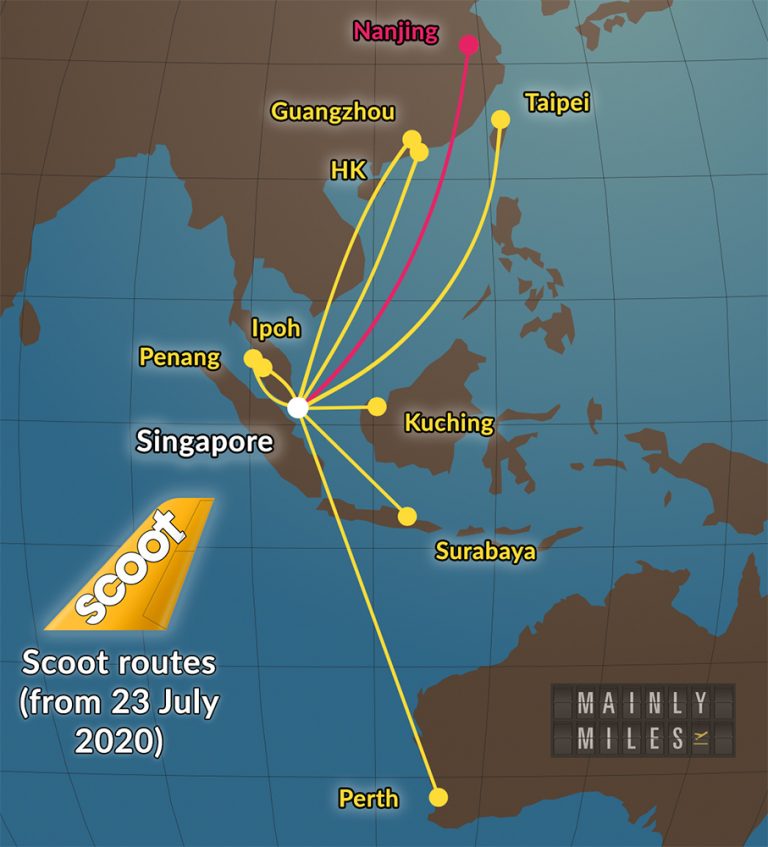 Scoot adds flights to Nanjing from 23 July - Mainly Miles