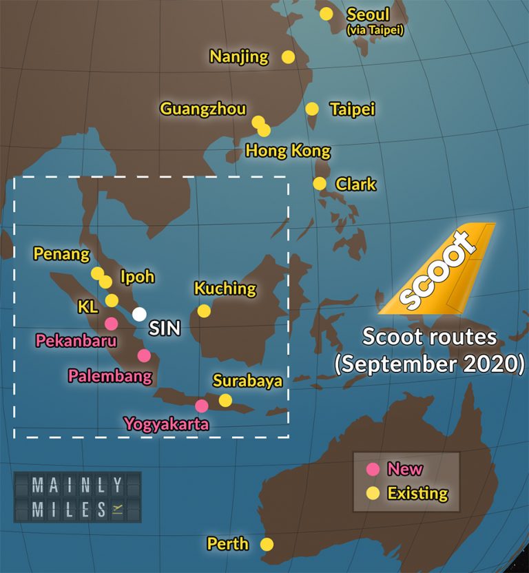 Scoot to operate 15 routes in September 2020, adding 3 Indonesian ...