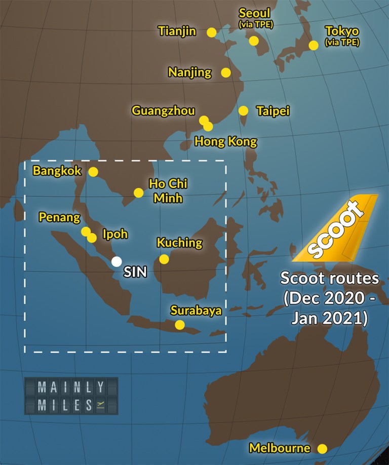 Scoot significantly ramps up passenger flights in December and January ...