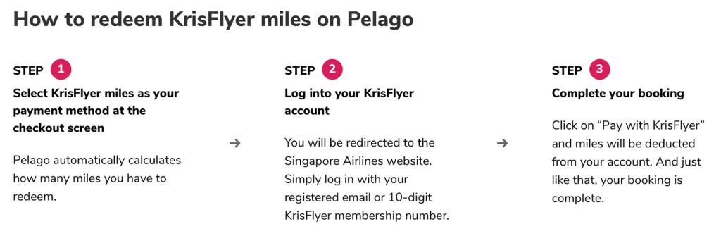 New: Redeem KrisFlyer miles for Pelago experiences - Mainly Miles