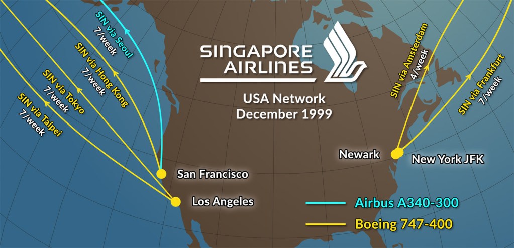 A history of SIA's USA flights - Part 2: Bigger Jumbos and The Big ...