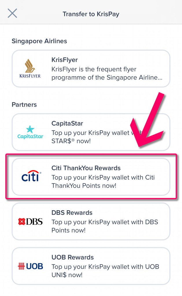 Kris+ offering 8% bonus for Citi points transfers - Mainly Miles