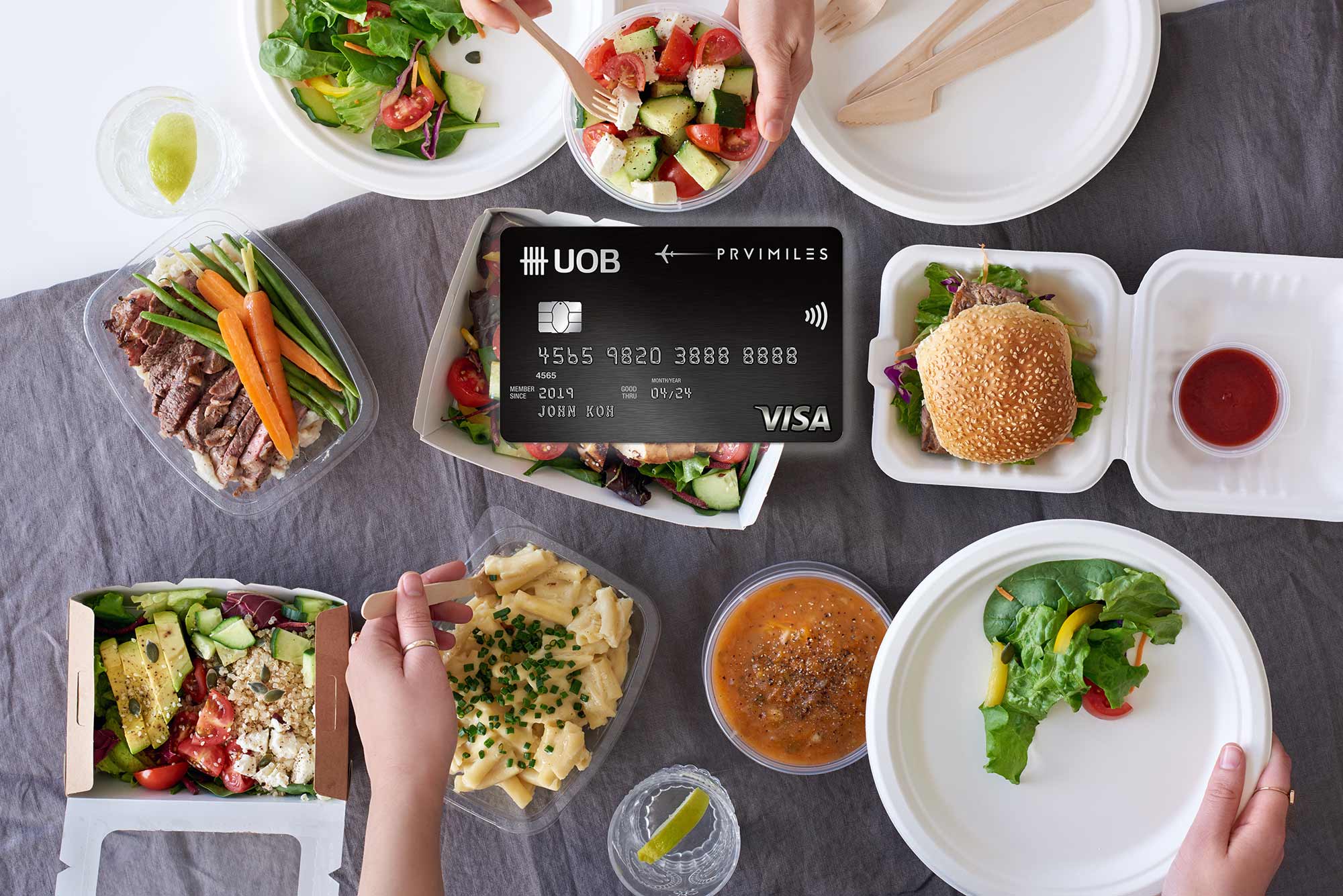 UOB PRVI Miles Visa: Earn 4.4 mpd for online dining, food delivery ...