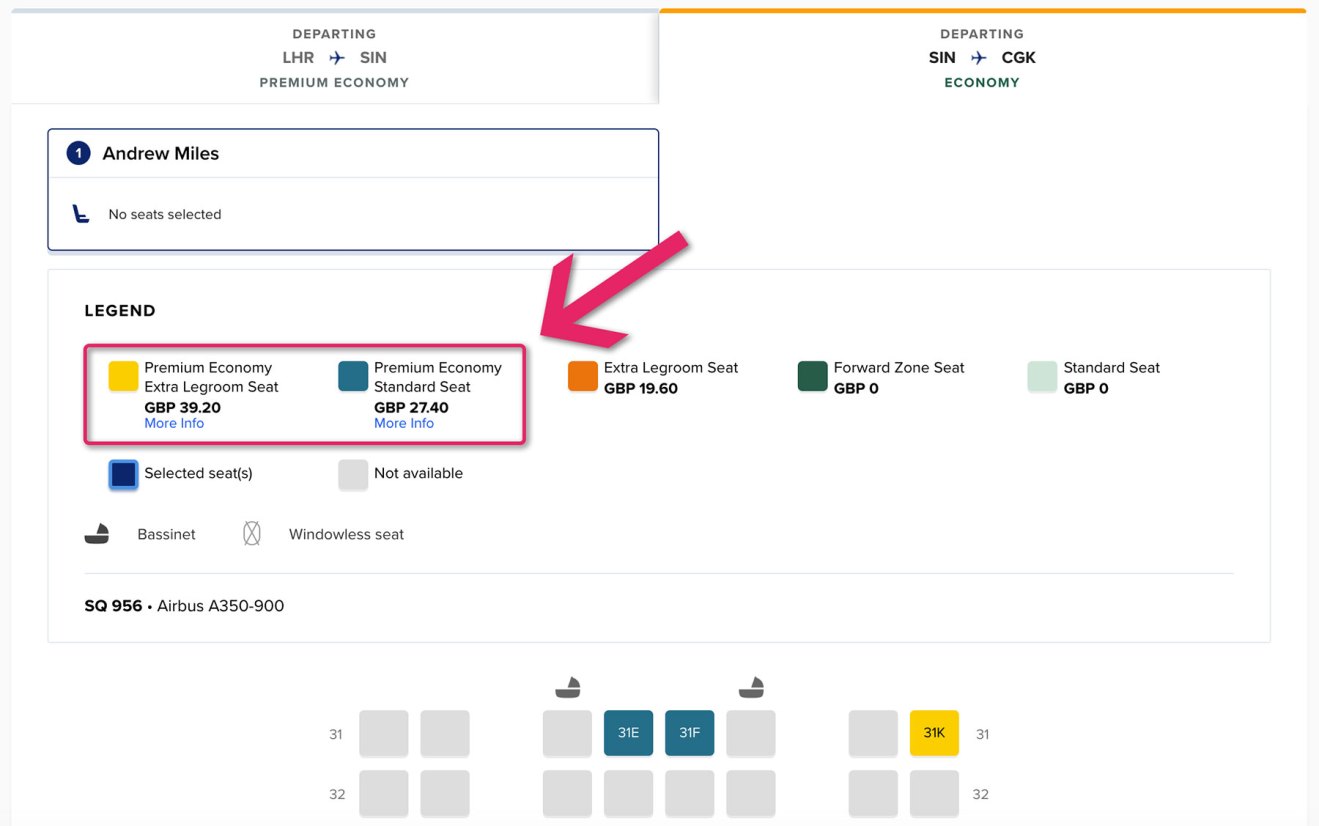 How to sit in Premium Economy on SIA's regional routes and Malé flights ...