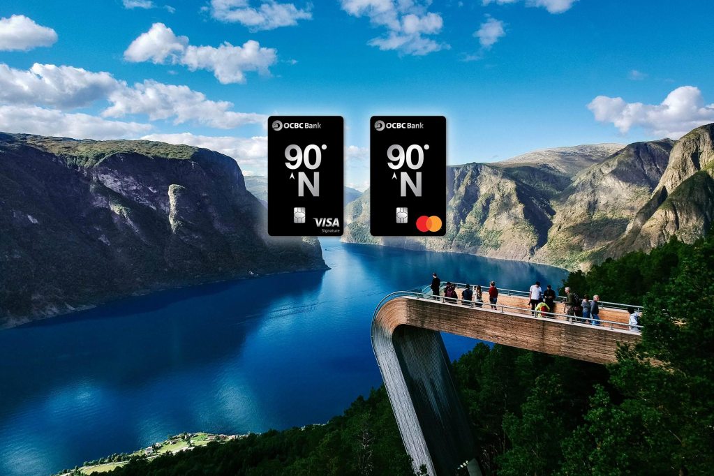 OCBC 90°N cards offering S$1,080 annual fee renewal - with 50,000 miles ...