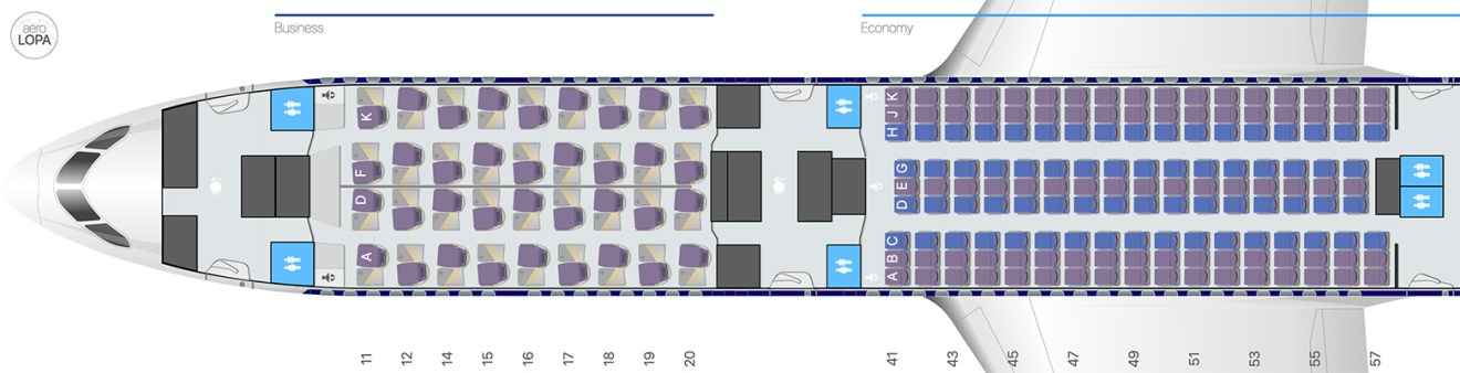 Detailed Singapore Airlines seat maps by aeroLOPA - Mainly Miles