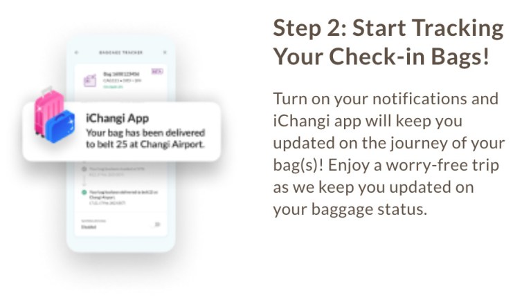 Singapore Changi Airport app now lets you track your checked bags ...