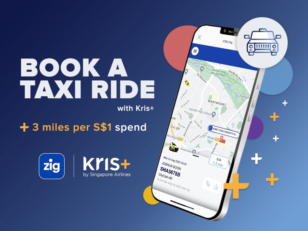 You can now earn KrisFlyer miles for taxi rides in Singapore - Mainly Miles