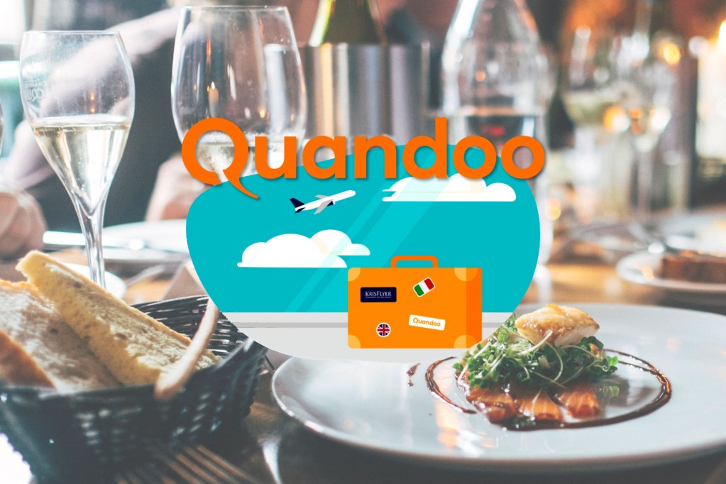 Earn 100 KrisFlyer miles for every Quandoo restaurant reservation ...