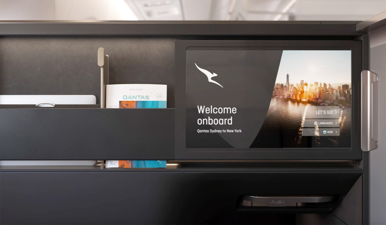 Qantas reveals brand new Airbus A350 First and Business Class seats ...