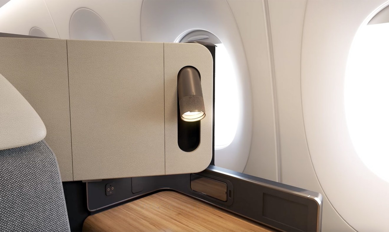 Qantas reveals brand new Airbus A350 First and Business Class seats ...