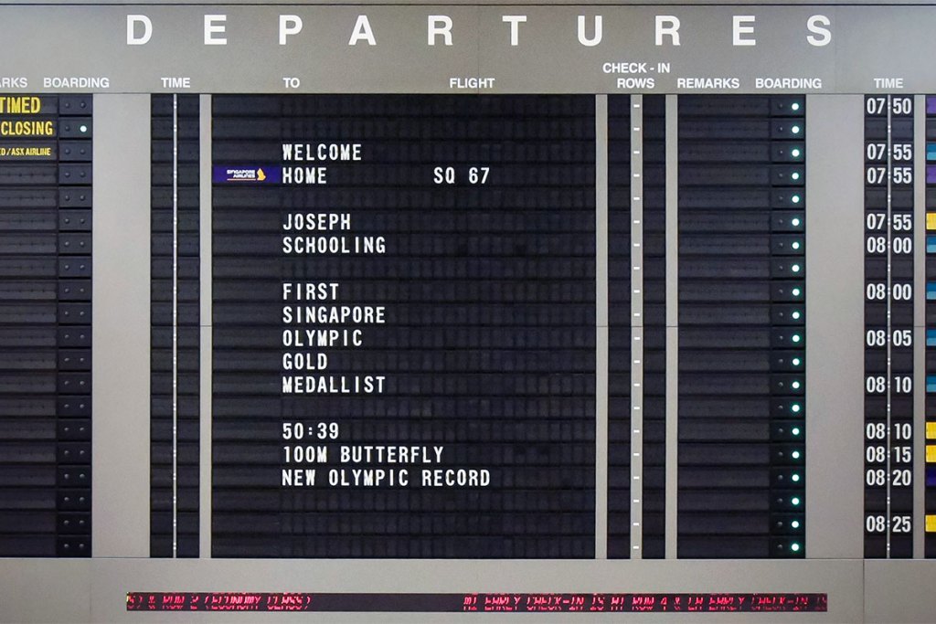 Changi Airport T2's iconic flip board to be showcased at the National Museum - Mainly Miles