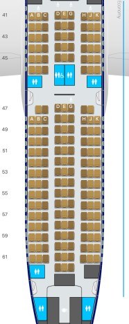 Singapore Airlines A350 900 Economy Seat Map Infoupdate