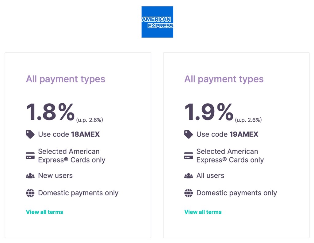 CardUp offering 1.8% fee for Amex payments - buy miles from 1.36 cents ...
