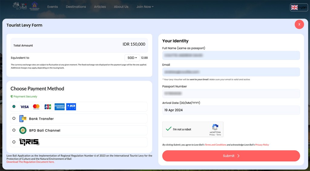 Now Live: Pre-pay your Bali tourism tax online before departure ...