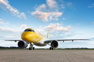 Scoot takes delivery of its first Embraer E190-E2 regional jet - Mainly ...