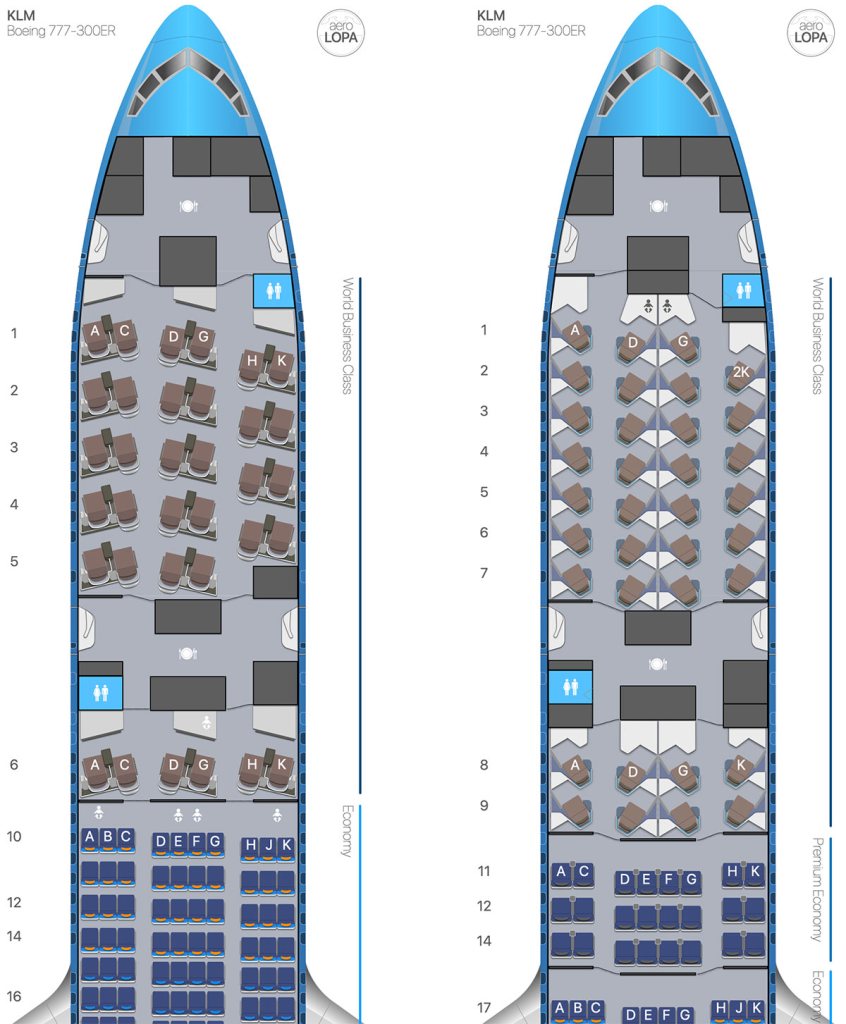 All KLM Singapore flights now have new Business Class seats - Mainly Miles