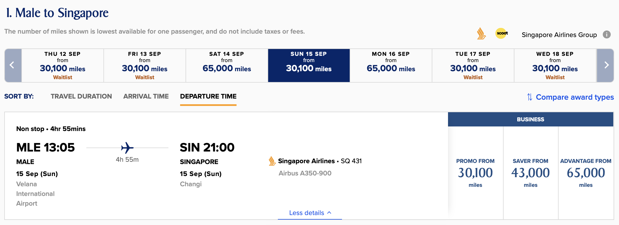 Singapore Airlines flying to the Maldives with long-haul A350s - Mainly ...