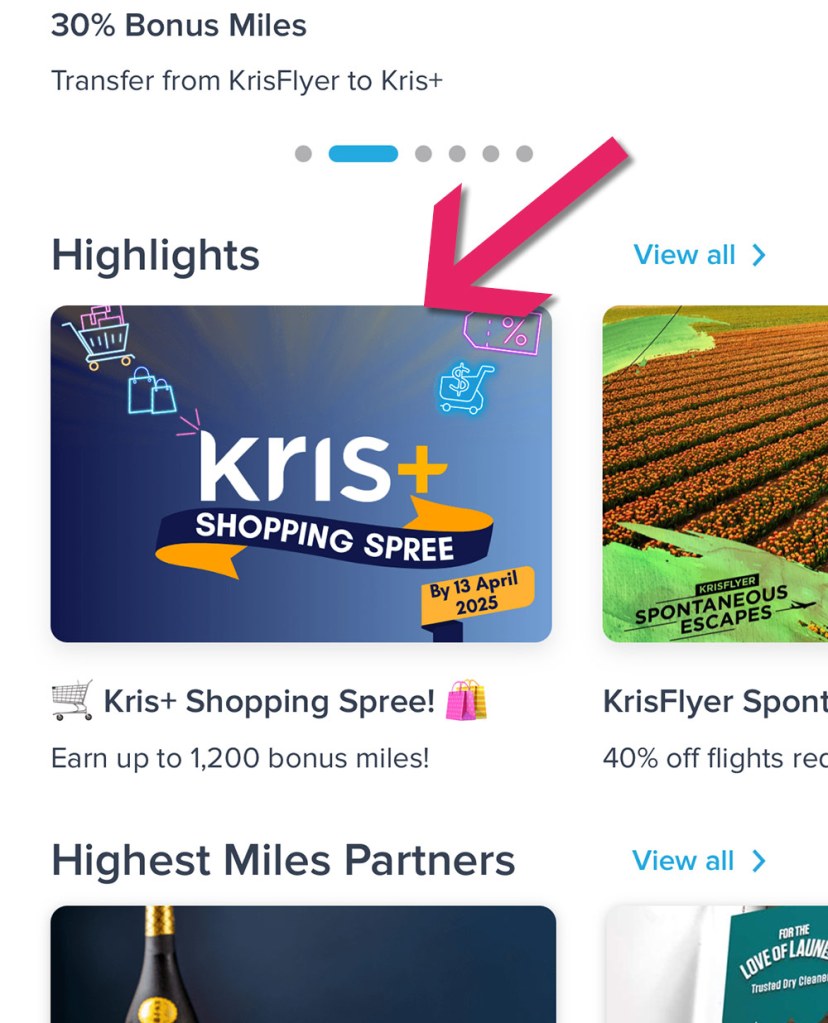 Kris+ offering up to 1,200 bonus KrisFlyer miles when you spend at ...