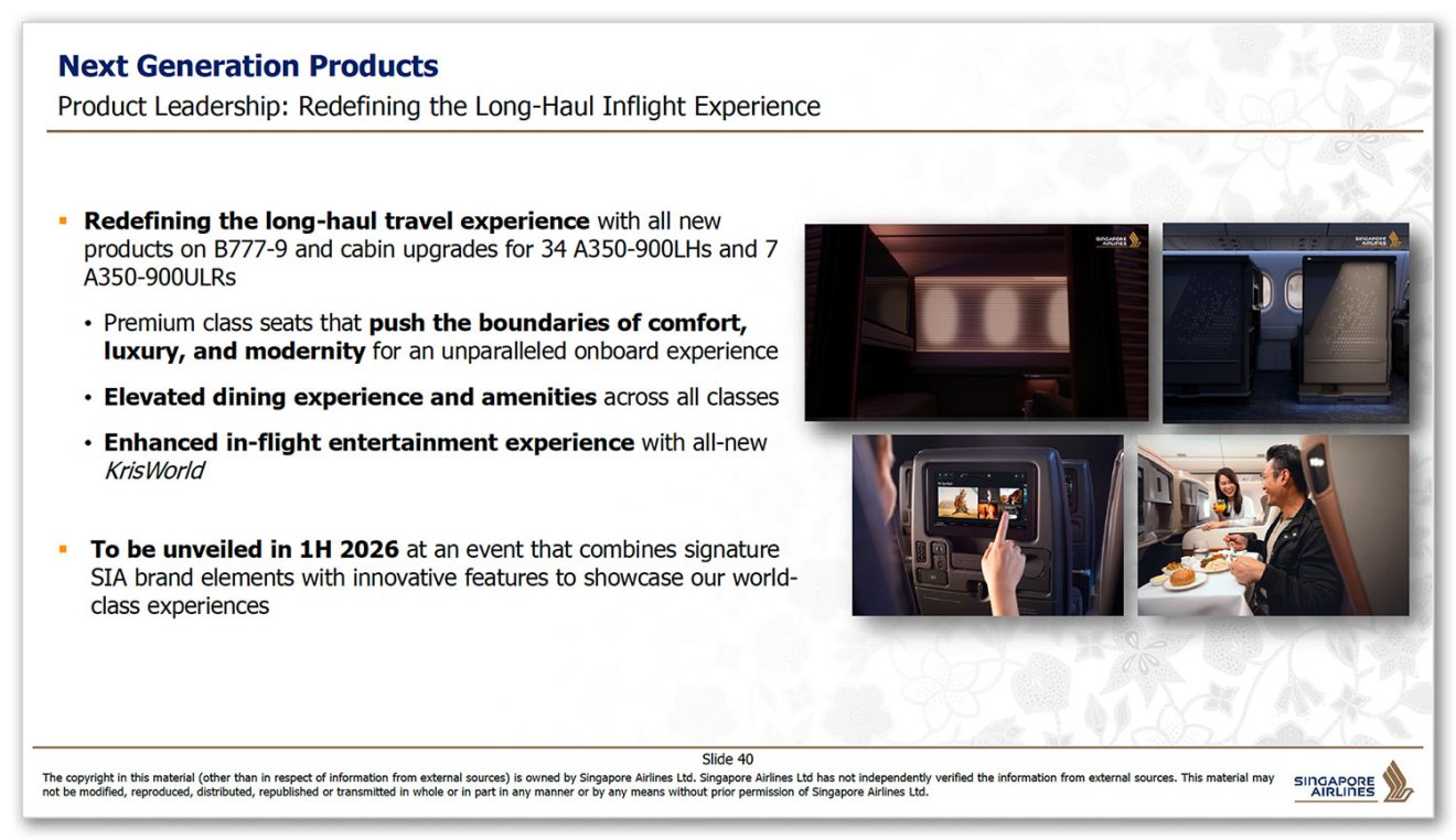 Singapore Airlines' next-gen cabins and products set for early 2026 launch event - Mainly Miles