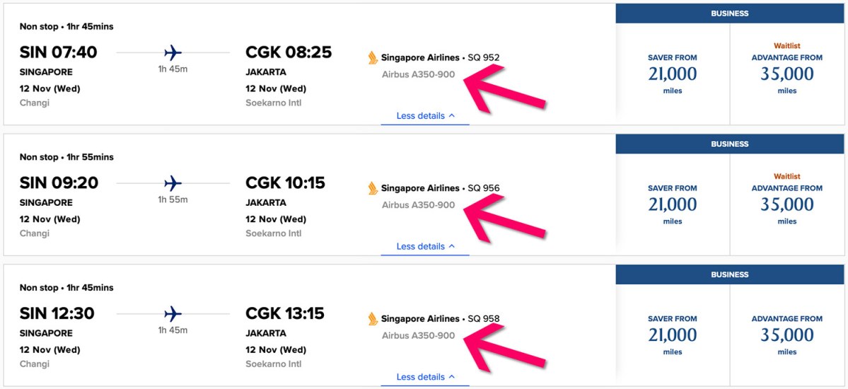 Singapore Airlines now differentiates A350 variants on its booking ...