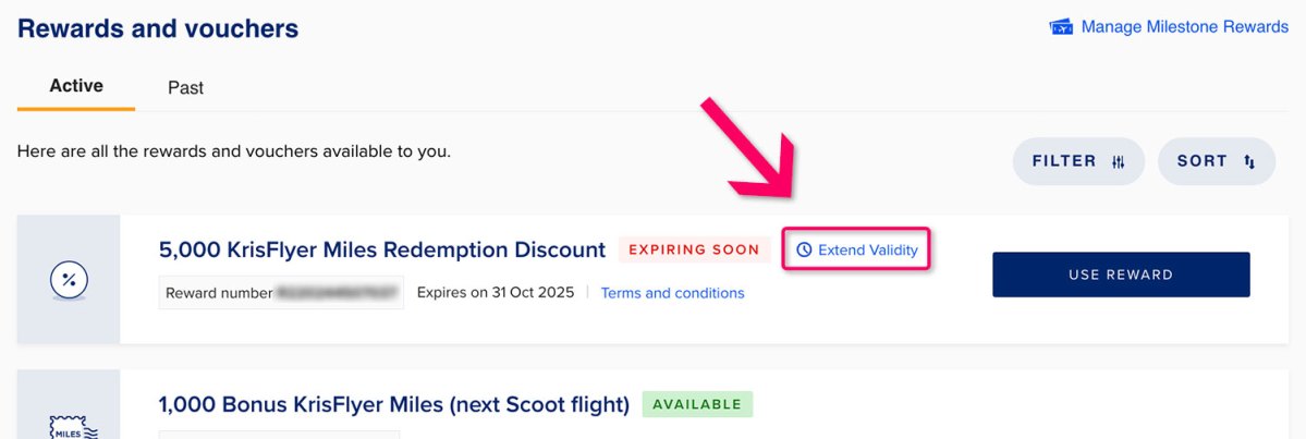 Complete guide to Singapore Airlines KrisFlyer Milestone Rewards ...