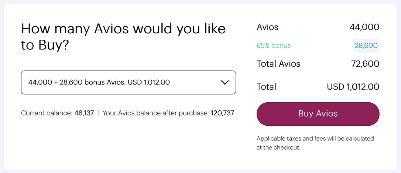 Buy Qatar Airways Avios with a 65% bonus - but beware - Mainly Miles