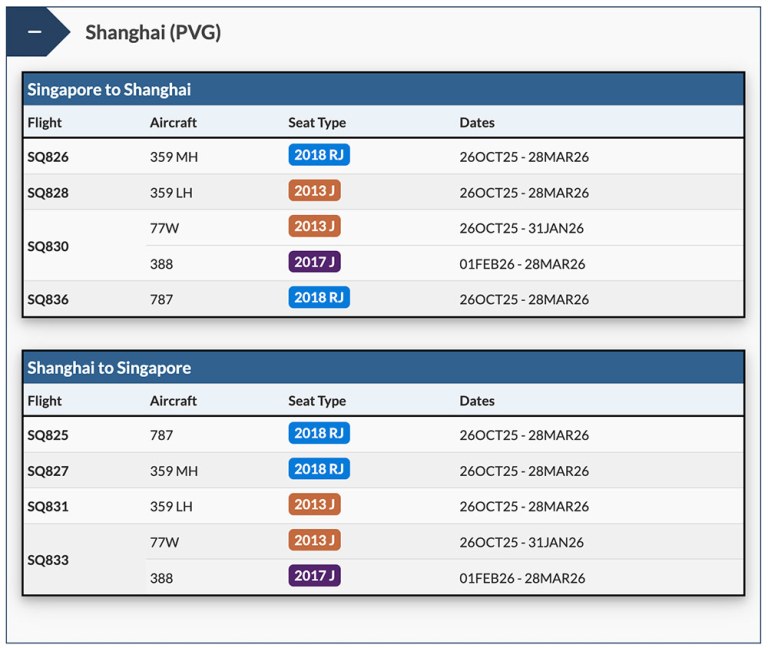 Complete guide to the Singapore Airlines Airbus A350 fleet - Mainly Miles