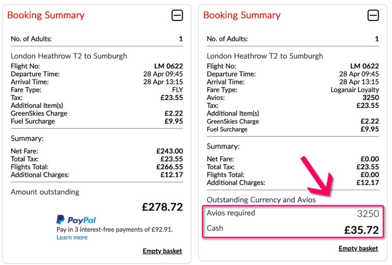 50% off Loganair awards: expensive UK routes now just 3,250 Avios ...