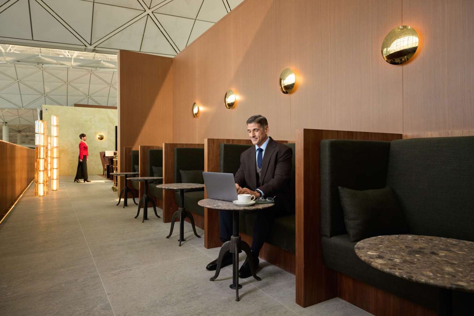 Cathay Pacific's 'The Wing' First Class lounge reopens in Hong Kong ...